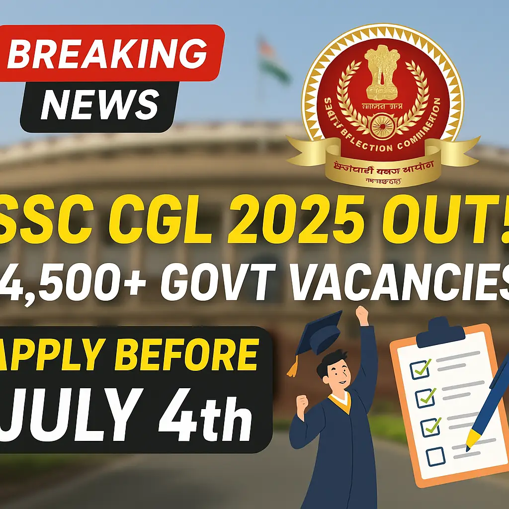 SSC CGL Recruitment 2025 – Apply Online for 14,500+ Government Posts ...